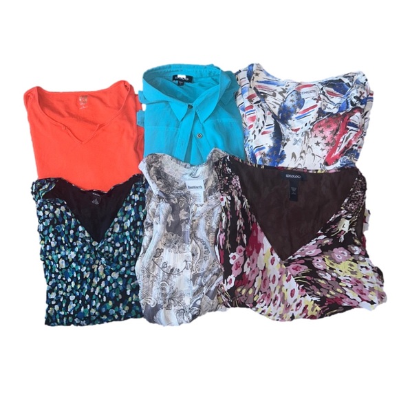 Chico's | Tops | Women Size Large Lot Business Casual 6 Total Tops ...